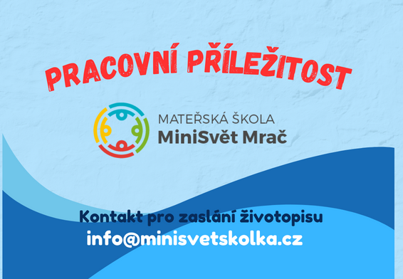 Zajímavá pracovní příležitost – nabídka práce v MŠ – Mateřská škola ...